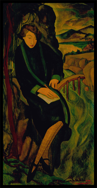 The Poetess • 1927-28 – Yun Gee