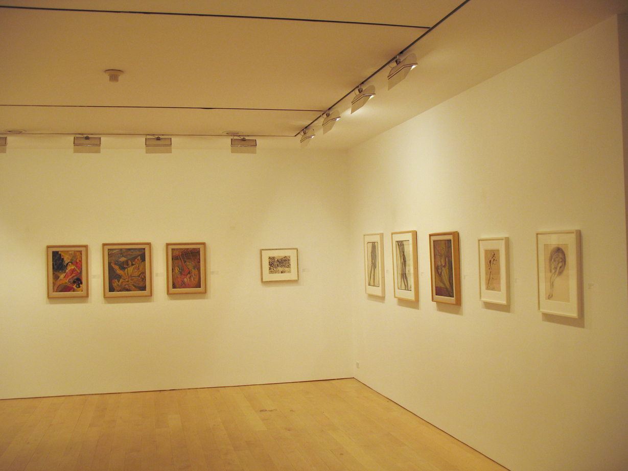 Yun Gee: A Modernist Painter at Marlborough Gallery • Installation ...