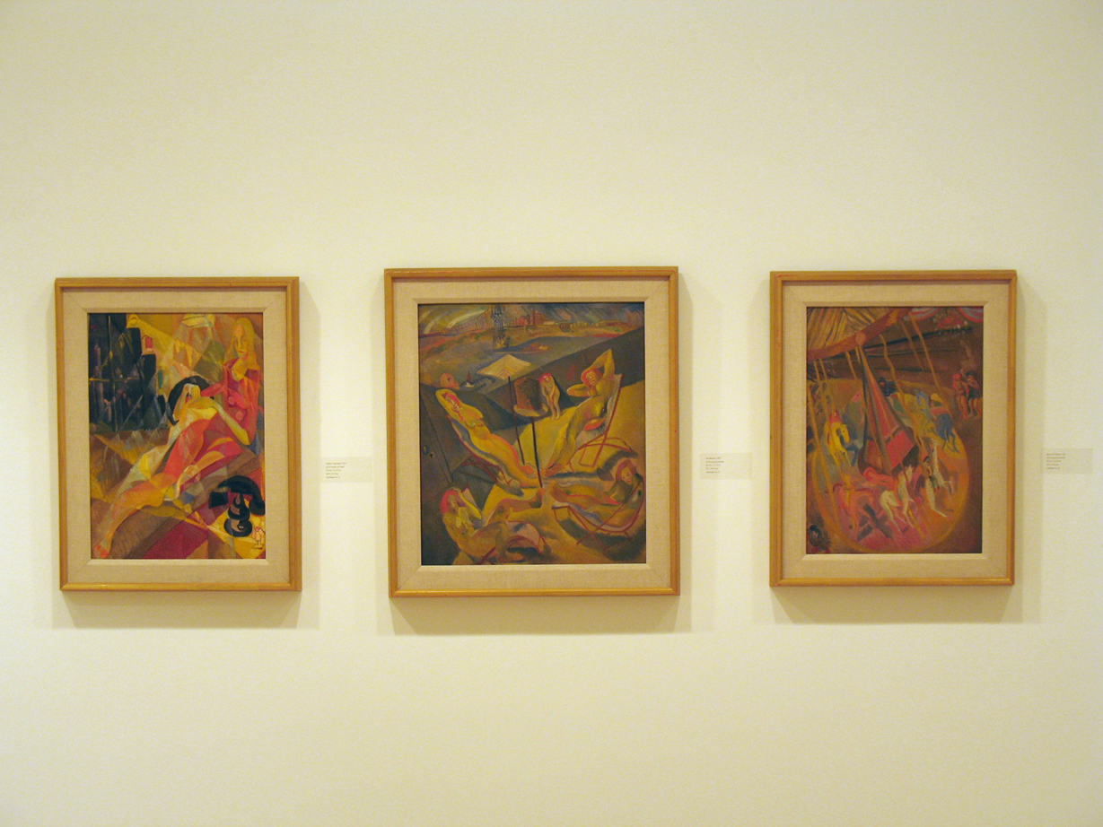 Yun Gee: A Modernist Painter at Marlborough Gallery • Installation ...